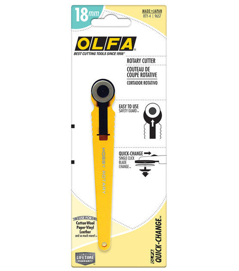 Olfa 18mm Rotary Cutter – Fabric Pop