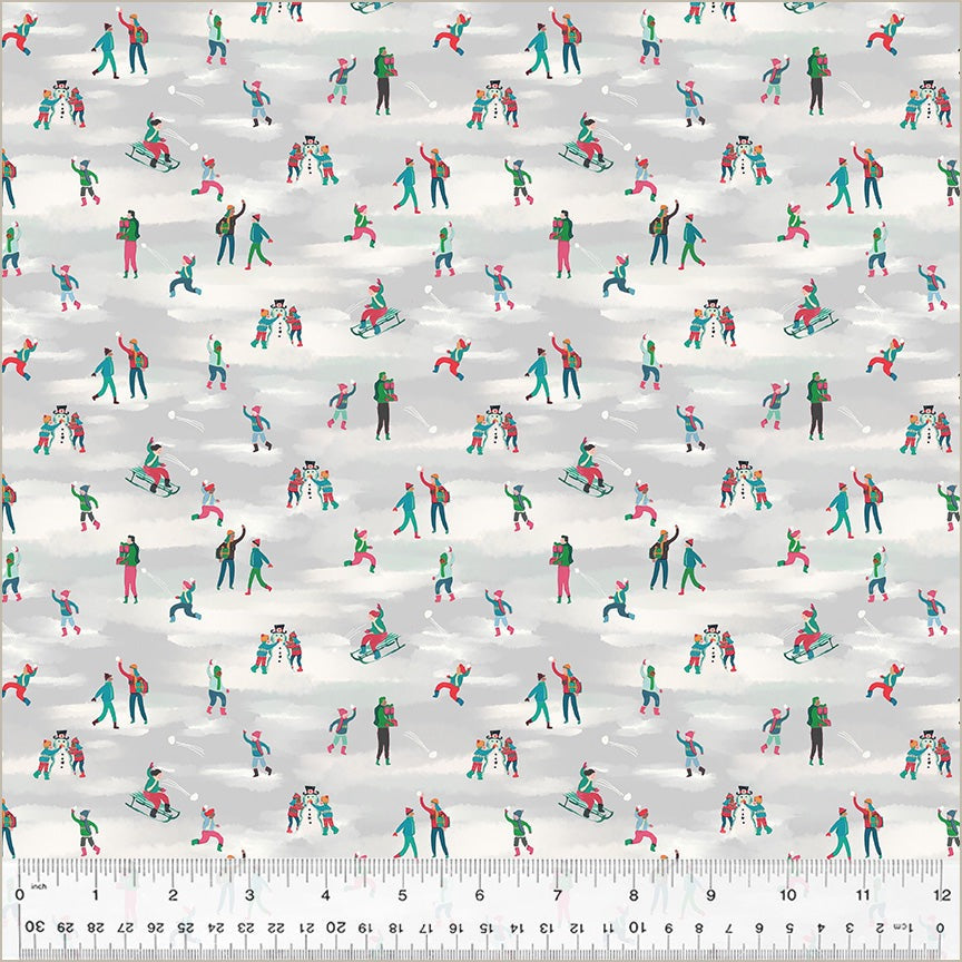 Christmas Village Snow Day – Fabric Pop