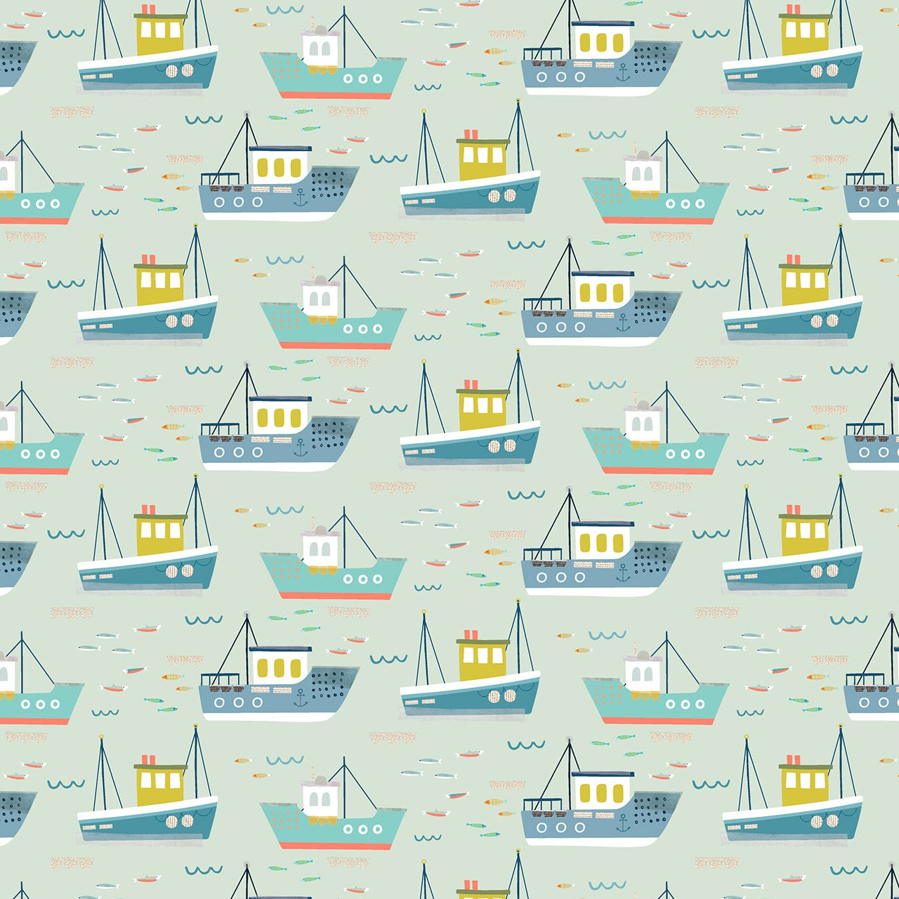 Boats – Fabric Pop