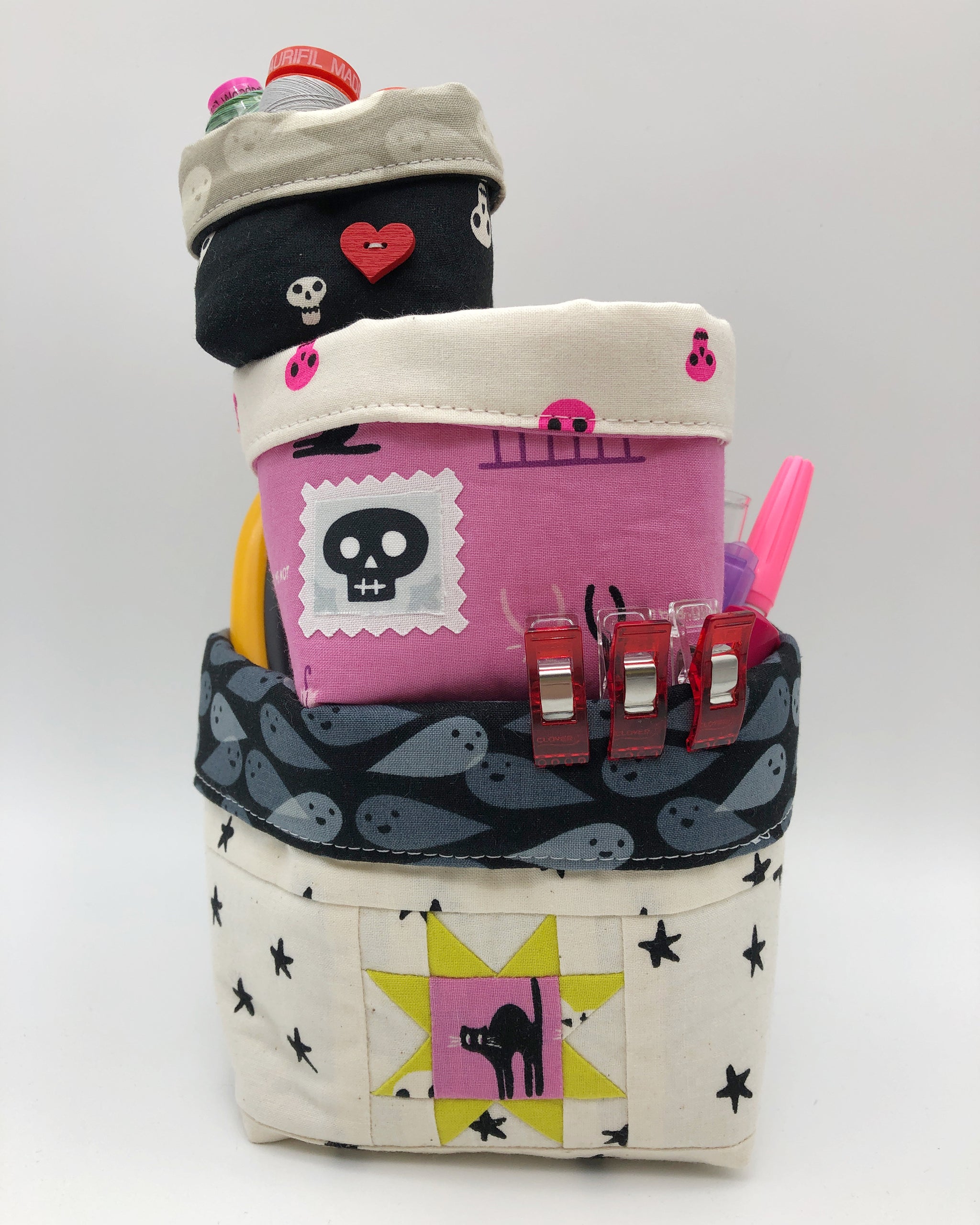 Bitty Bins PDF Sewing Pattern – Fabric Pop